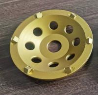 China 100MM To 250mm Diamond Grinding Pad PCD Marble Polishing Pads for sale