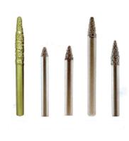 China 6mm  12mm  Vacuum Brazed Computer Engraving Head And Diamond Carving Burrs for sale