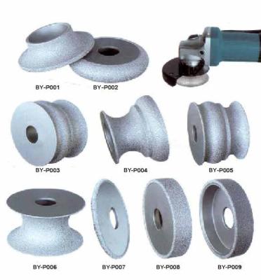 China 74mm 4cm Thick Vacuum Brazed Diamond Blade  Electric Grinder Carving Wheel for sale