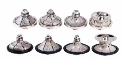 China Dry Grinding Forming Grinding Vacuum Brazed Diamond Blade 125mm for sale