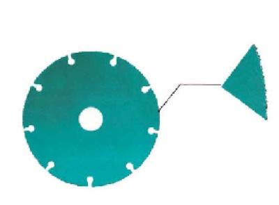 China 115mm Vacuum Brazed Diamond Disc Concrete Cutting Wheel For Cutting Wood With Nails for sale