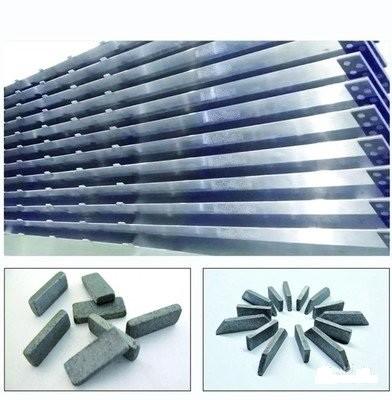 China 2200mm 2500mm Stone Diamond Blade Gang Saw Blade 75Cr1 65mn for sale