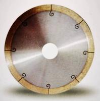 China 110mm Hot Pressed Sintered Stone Diamond Blade J Slot Rim Saw Blade for sale