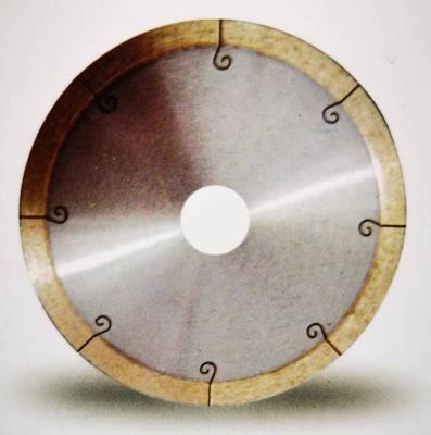 China 110mm Hot Pressed Sintered Stone Diamond Blade J Slot Rim Saw Blade for sale