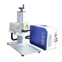 China Water Cooling Factory Price Portable 355nm UV Laser Marking Machine Small Laser Carving Plastic Leaves Glass Bottles for sale