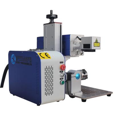 China KEYILASER Portable Model 30W 60W DAVI Co2 Laser Marking Machine on Wood Metal Plastic Tube Acrylic Leather for sale