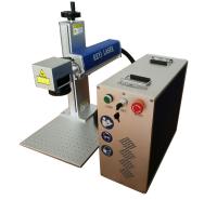 China Enclosed Portable Laser Marking Machine 20W For Metal for sale