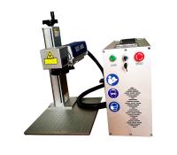 China 50 Watt Fiber Laser Marking Machine  / Ipg Source Fiber Laser Equipment for sale
