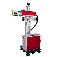 China Conveyor Belt Flying Fiber Laser Marking System For PVC Production Line for sale