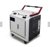 China Portable Laser Cleaning Machine / High Power Hand Held Laser Rust Removal Tool for sale