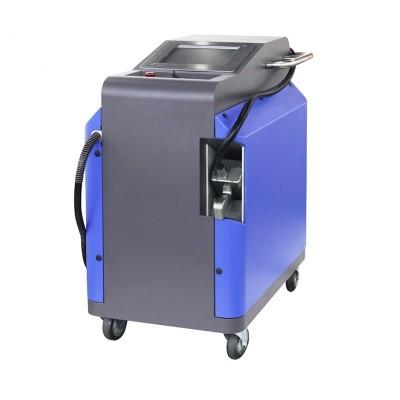 China High Power Metal Laser Cleaning Machine Surface Absorbing Layer Raycus Source for sale