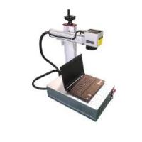 China High Speed Mini Portable Fiber Laser Marking Machine For Marking Metals for sale