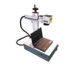 China High Speed Mini Portable Fiber Laser Marking Machine For Marking Metals for sale