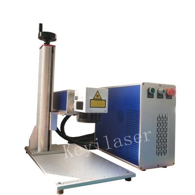 China Portable 30W Raycus CAS MAX Laser Marking Machine For Nameplate for sale