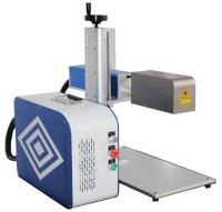 China 8000mm/s Handheld Fiber Laser Metal Engraving Machine 30W for sale
