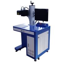 China CNC 60W 70W 100W Fiber Laser Marking Machine For Curve Metal for sale