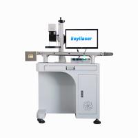 China CCD Visual Positioning CAS Fiber Laser Marking Machine 7000mm/s for sale
