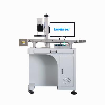 China CCD Visual Positioning CAS Fiber Laser Marking Machine 7000mm/s for sale