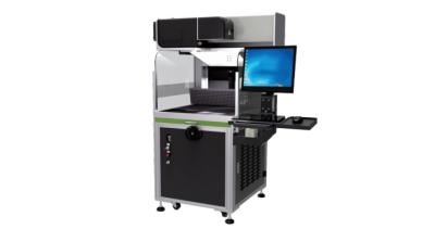 China Tri Axis Dynamic Scanning CO2 Laser Marking Machine For Wood for sale