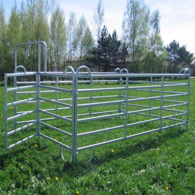 China Panel Height 6ft Livestock Horse Panel Fence Heavy Duty Round tube for sale