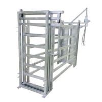 China Hot DIP Galvanized Cattle Yard Crush Headbail Stability And Security for sale