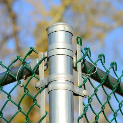 China 8 Ft Chain Link Fence Rolls Galvanized 80x80mm 100x100mm Mesh Opening for sale