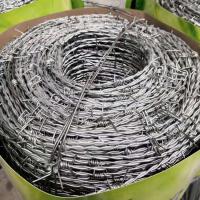 China Steel Wire Material Razor Barbed Wire Durable  Single Strand Double Twisted for sale