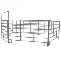China 1.0mm Thickness Horse Panel Fence Low Carbon Iron Wire Round Tube Fence for sale