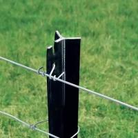 China Eco Friendly Green Black Sliver Y Steel Fence Posts Weather Resistant for sale