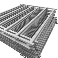 China Round Tube Square Tube  Oval Tube Cattle Panel Fence Galvanized Cattle Yard Panels for sale