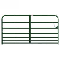 China Powder Coating Green Farm Gate Horse Panel Fence For Round Yard for sale