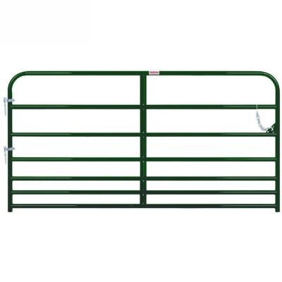 China Powder Coating Green Farm Gate Horse Panel Fence For Round Yard for sale