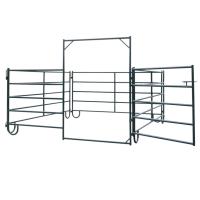 China Galvanized Steel Livestock Horse Corral Gate Fence Easy Assemblied for sale