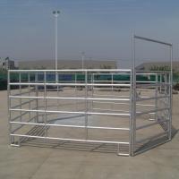 China Livestock Cattle Corral Horse Panel Fence Bulk Cheap Round Tube Fence for sale