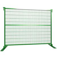 China Canada Event Temporary Fence Panel Portable Metal Fence Panels 2.1x2.4m 1.8x2.2m for sale
