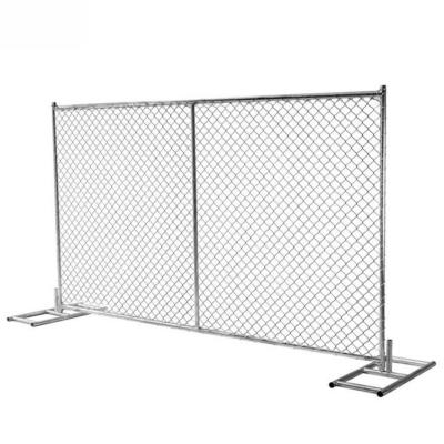 China American Standard Chain Link Temporary Fence Panel For Residential Yard Courtyard School for sale