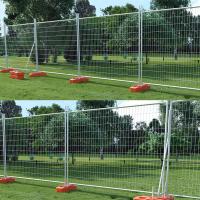 China AU/EU Market Galvanized Temporary Fence Construction Pool Activity Safety Temp Fence Panels for sale
