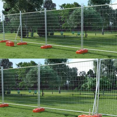 China AU/EU Market Galvanized Temporary Fence Construction Pool Activity Safety Temp Fence Panels for sale