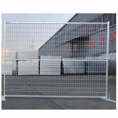 China Heavy Duty Canada Temporary Fence Galvanized+Powder Coated for Residential Courtyard for sale