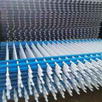 China High Security Anti Rust Galvanized Outdoor Metal Fence Powder Coating Non Welded Easy To Install for sale