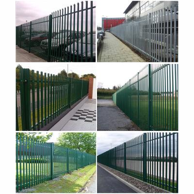 China Powder Coated Steel Square Tube Flat Top Fence Panels Wrought Iron Picket Ornamental for sale
