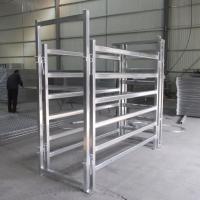 China 50*50*1.6mm Cattle Crush Head Hot Dip Galvanized Steel Tube for sale