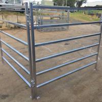 China 40 X 40mmx 1.6mm / 2mm Portable Farm And Fleet Cattle Panels Package Plastic Film Farm Fencing Panels for sale