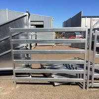 China 4ft Height Steel Livestock Panels Heat Treated Length 10 Ft Cattle Panels for sale