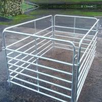 China 32mm OD X 2 Mm Round Tube Farm Metal Fence Galvanized Livestock Panels for sale