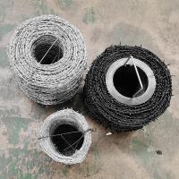 China 500m Per Roll  Prison Hot Dipped Galvanized Barbed Wire For Agriculture for sale