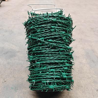China 12.5 Gauge Zinc Coated Iron Wire Barb Wire Mesh Galvanized Barbed Wire for sale