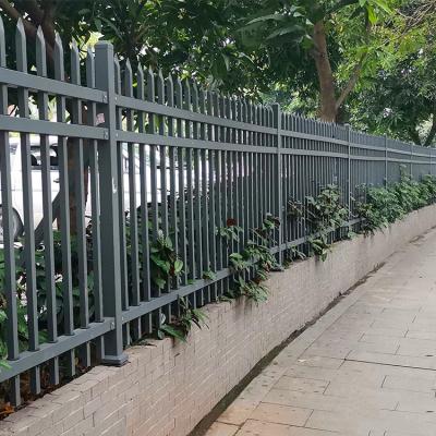 China 1.5-3.0mm Thickness Smooth Surface Steel Square Tube Fence Designs For Steel Fence for sale