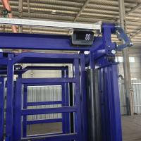 China Portable Cattle Crush With Sliding Gate Head Bale Weighing Scale for sale