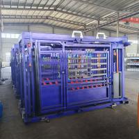 China Portable Cattle Crush With Sliding Gate Head Bale Weighing Scale for sale